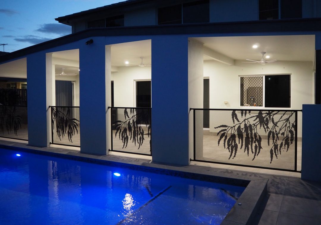 Pool Perf decorative pool fencing perforated perfection